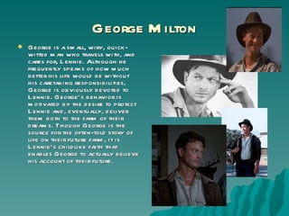 Of Mice and Men Theme and Overview | PPT