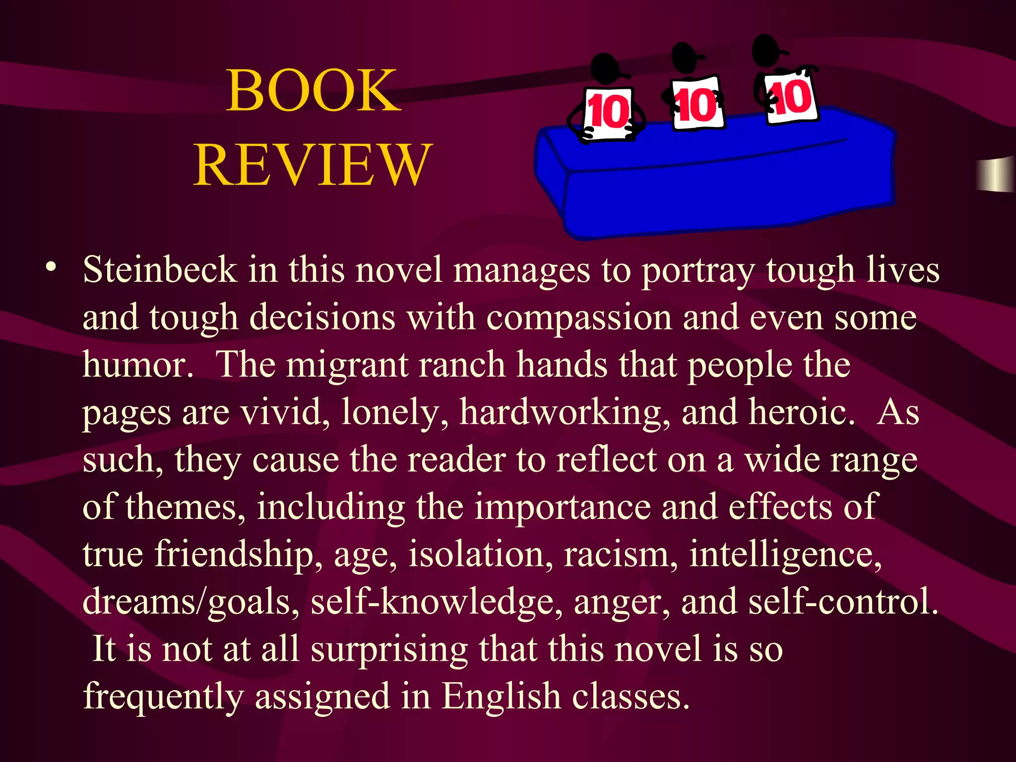 Of Mice And Men Powerpoint | PPT