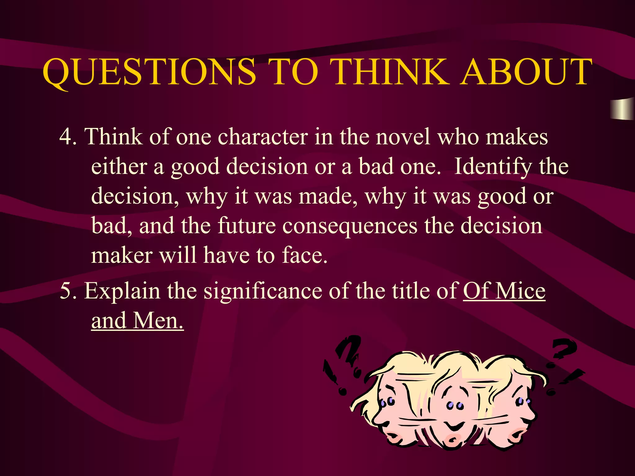 Of Mice And Men Powerpoint | PPT