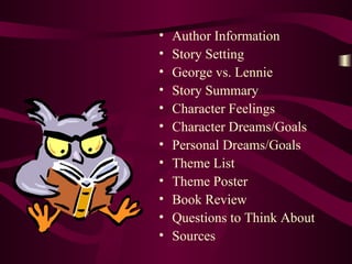 Of Mice And Men Powerpoint | PPT