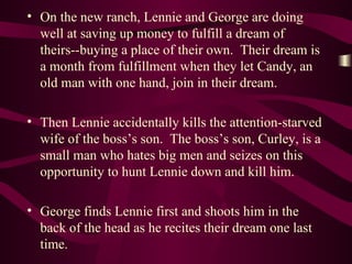 Of Mice And Men Powerpoint | PPT