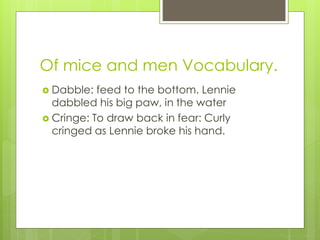 Of Mice And Men Of Mice and Men | PPT