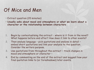 Of Mice and Men revision | PPTX