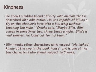 Of Mice and Men revision: Slim | PPTX