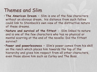 Of Mice And Men Slim Symbols