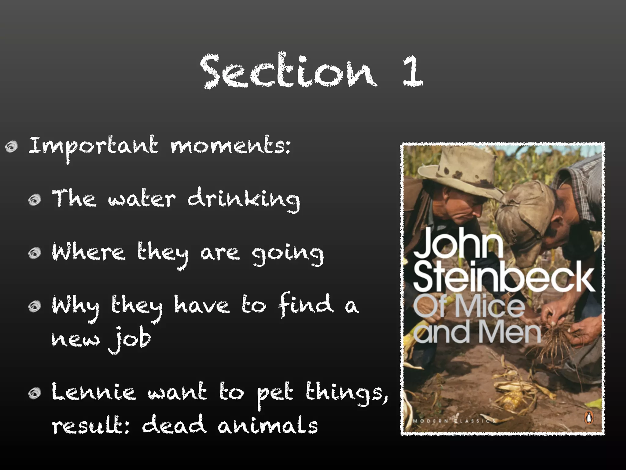 Of Mice and Men section 1 | PDF