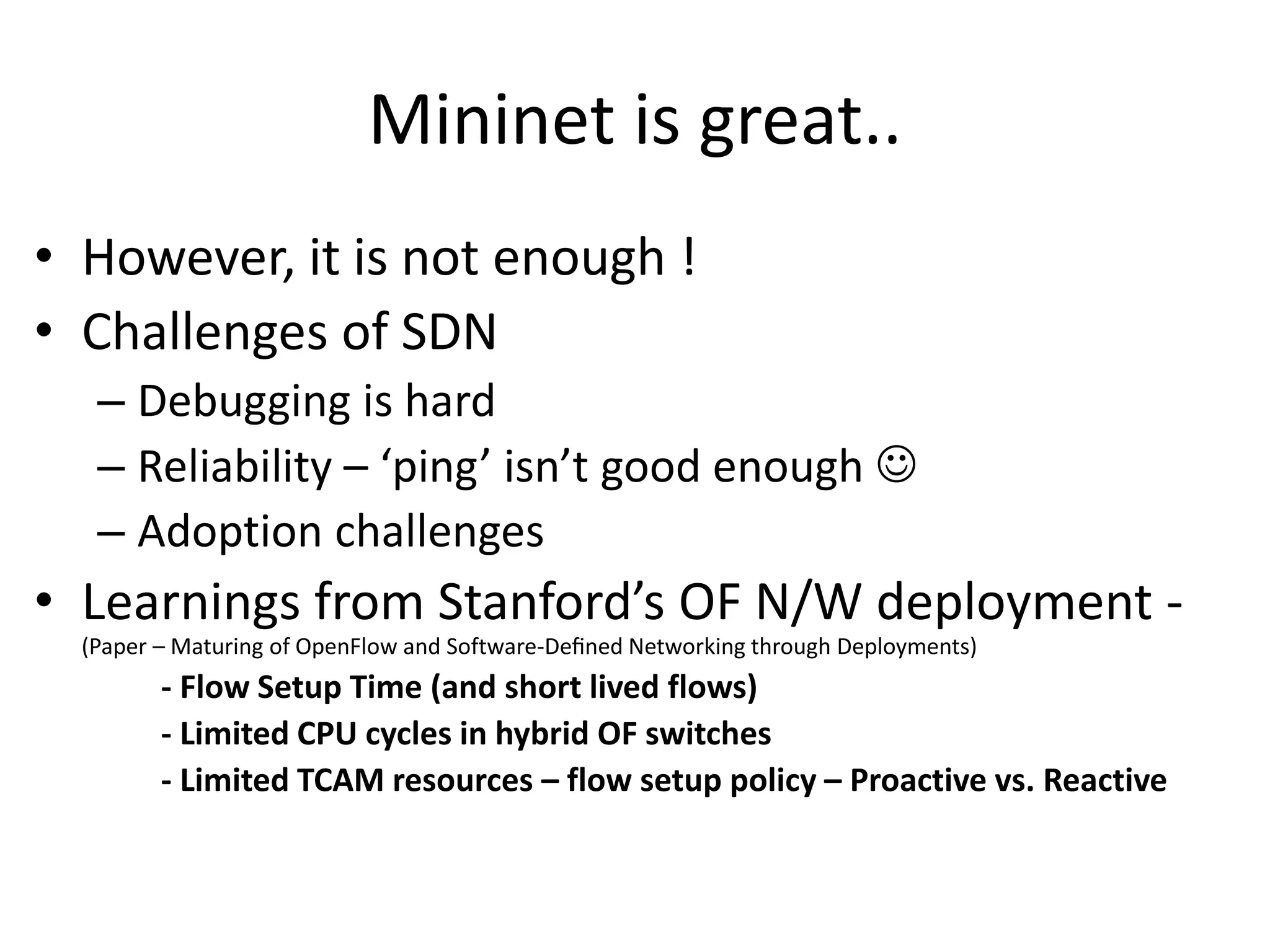 Ofnet:SDN Controller Testing Framework | PPT