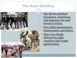 Of opium and boxers | PPT | Free Download