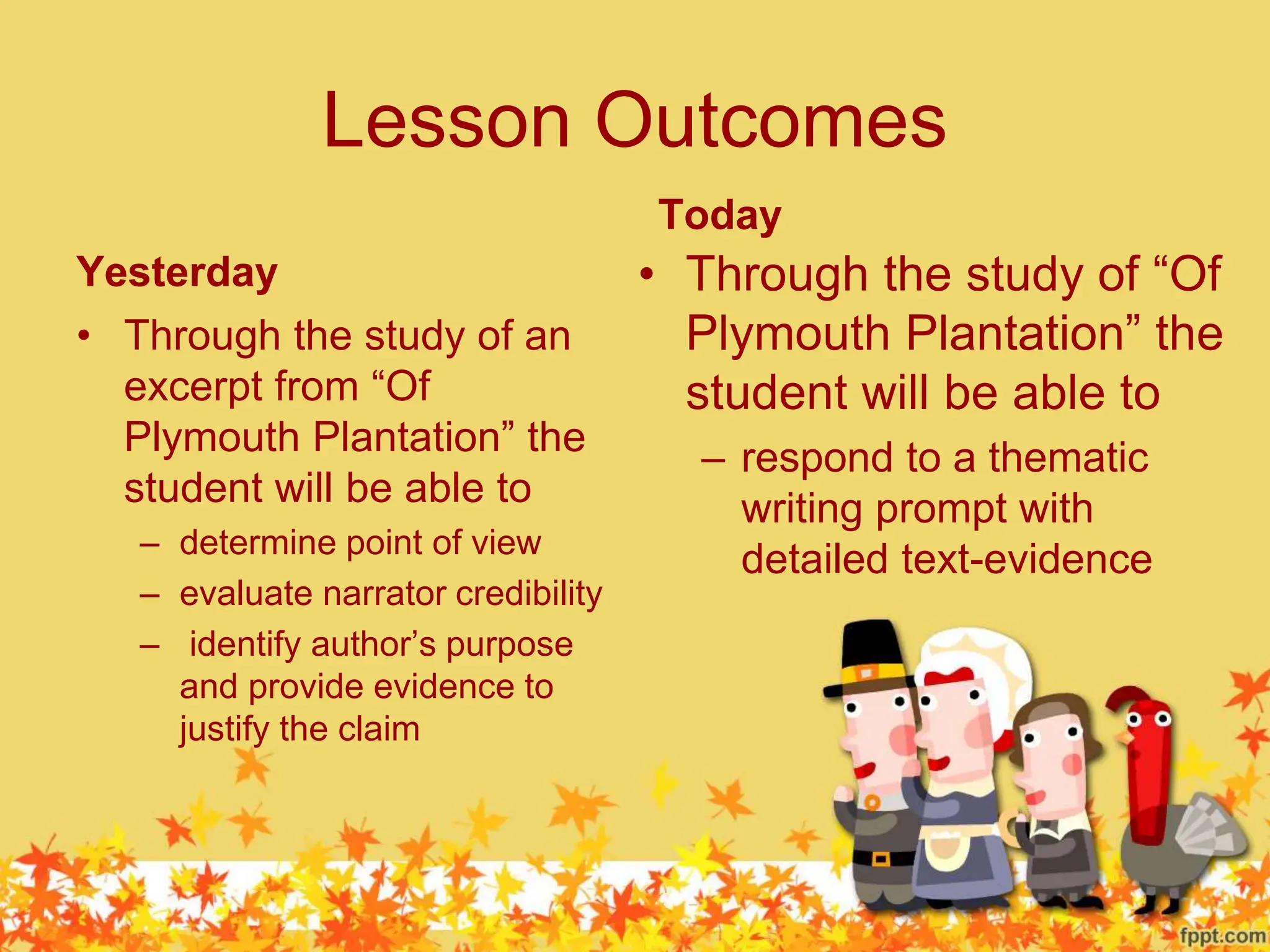 of plymouth plantation.ppt ppt slides american | PPT