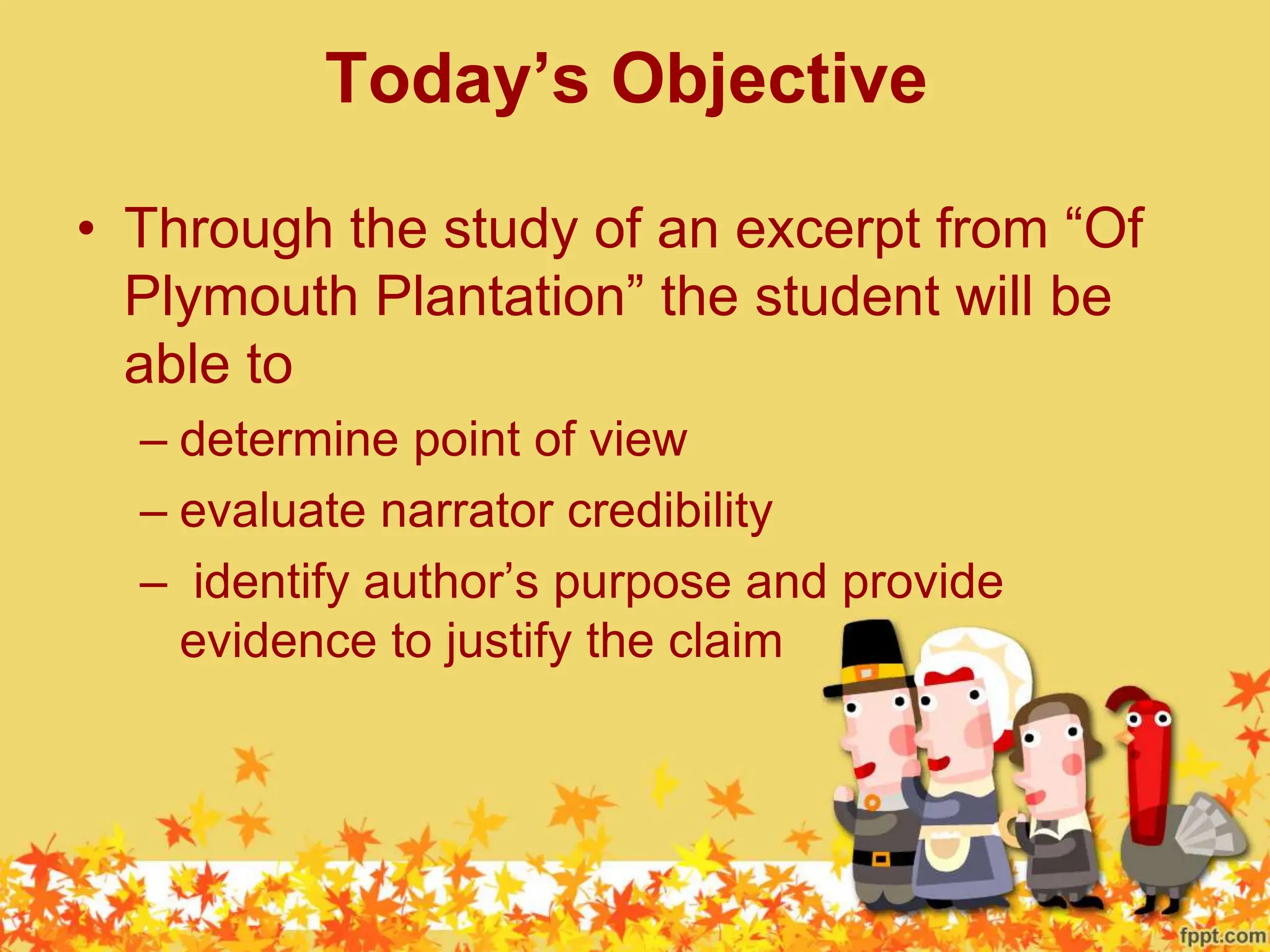 of plymouth plantation.ppt ppt slides american | PPT