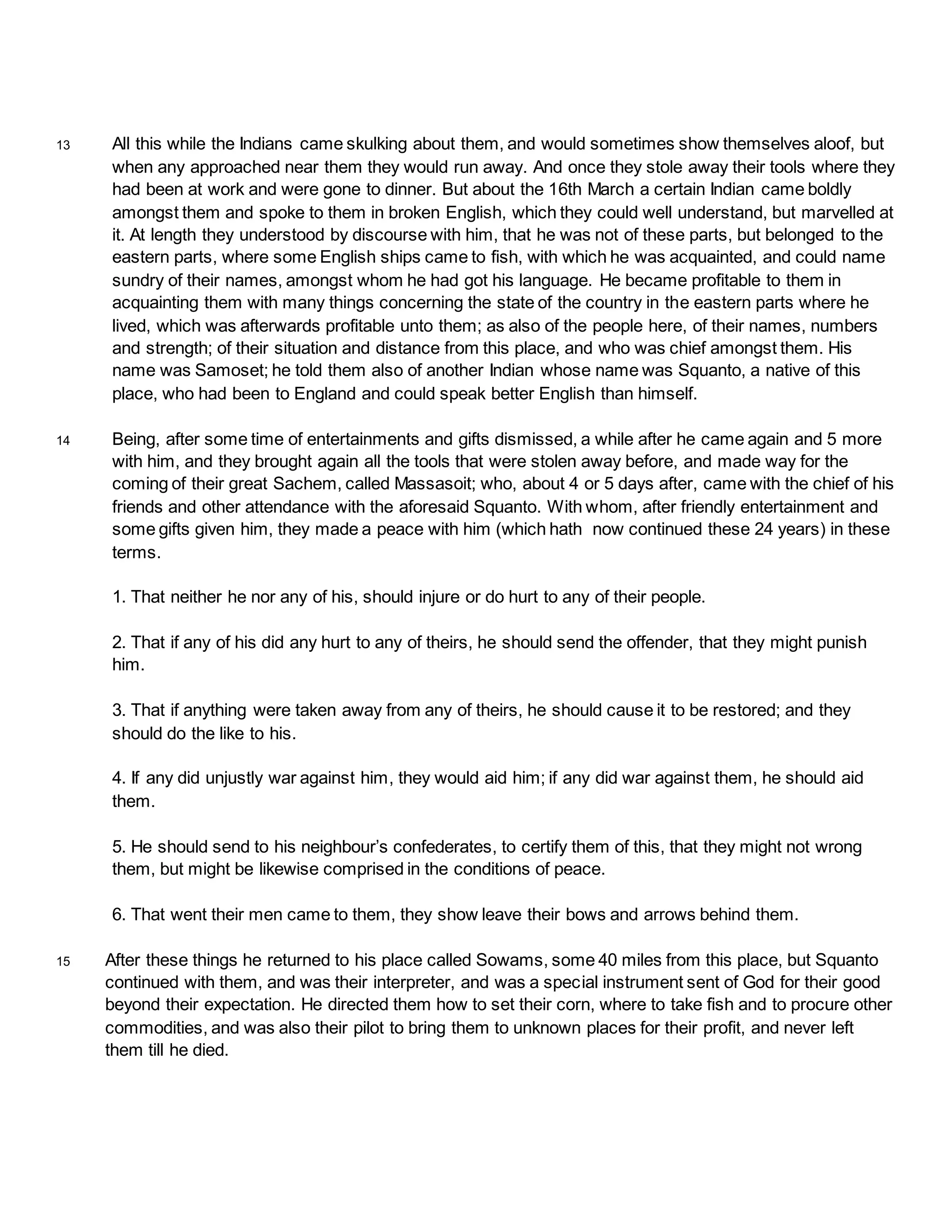 Of plymouth plantation excerpt | DOCX