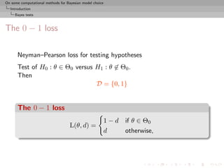 Computational methods for Bayesian model choice | PPT