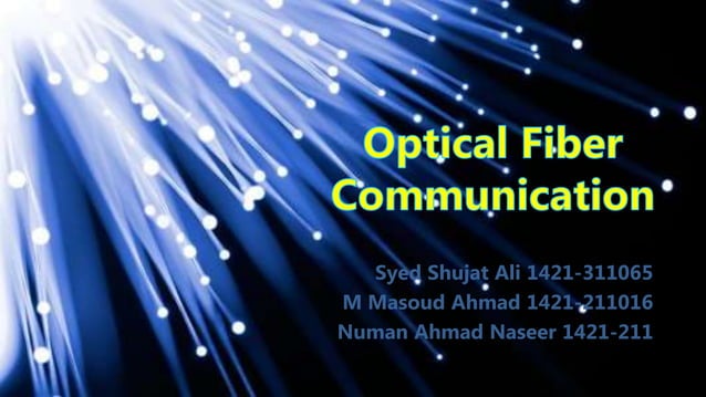 Basics of Optical Network Architecture, PON & GPON | PPTX