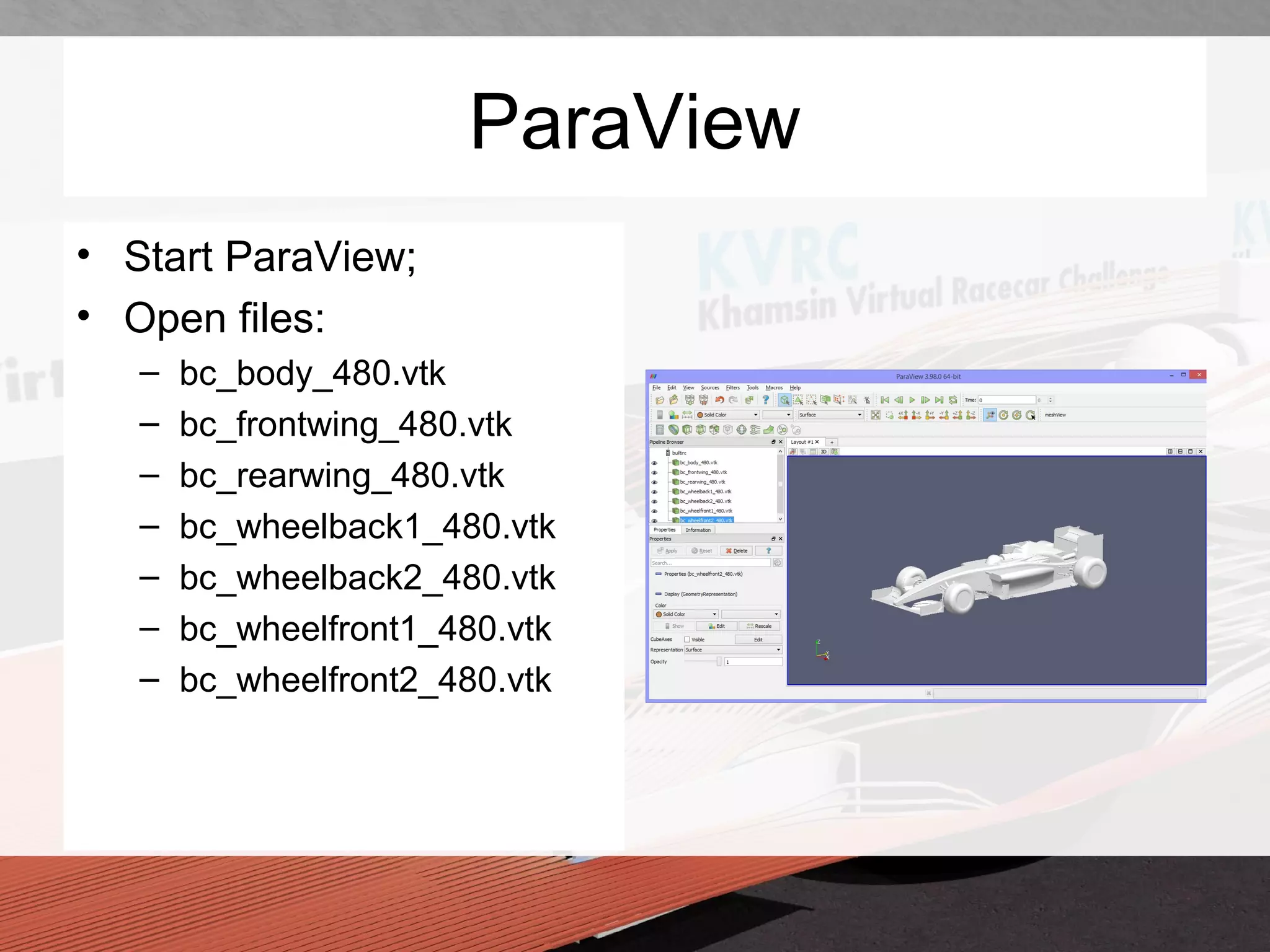 openFoam Visualisation Rendering Using Blender | PPT