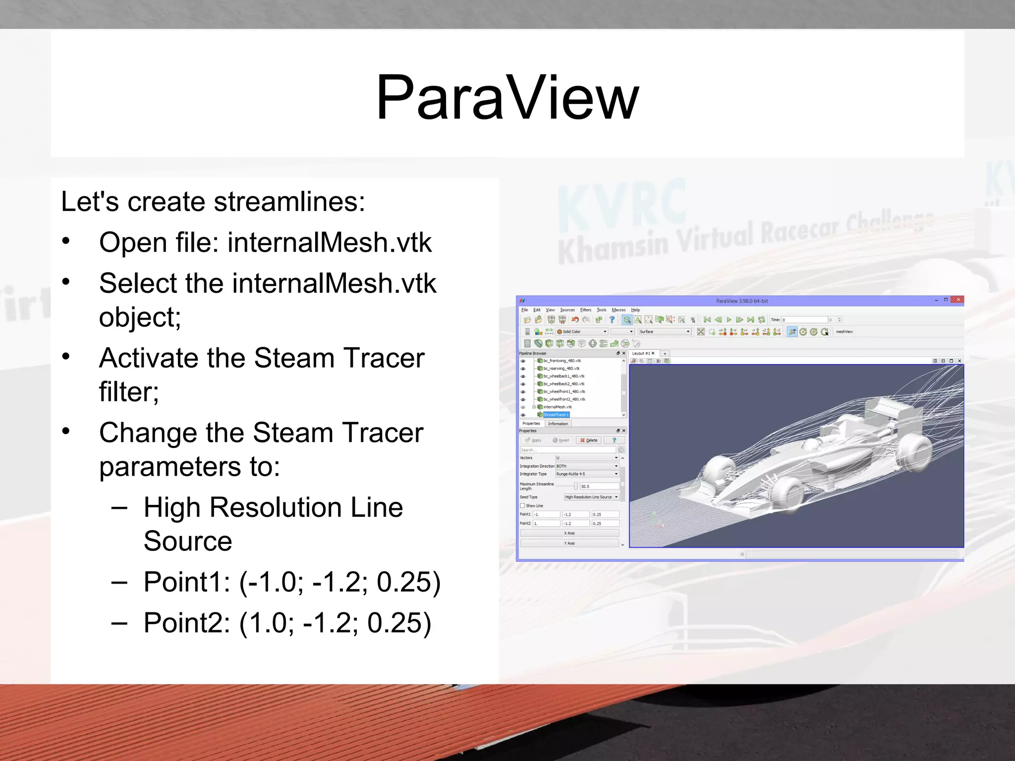 openFoam Visualisation Rendering Using Blender | PPT