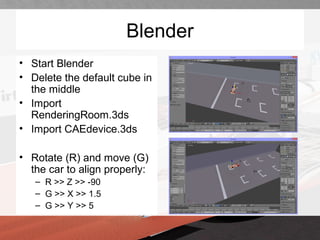 openFoam Visualisation Rendering Using Blender | PPT