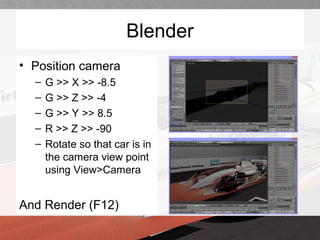 openFoam Visualisation Rendering Using Blender | PPT