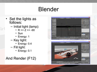 openFoam Visualisation Rendering Using Blender | PPT