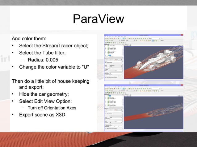 openFoam Visualisation Rendering Using Blender | PPT | 3-D Graphics | Computer Software and ...