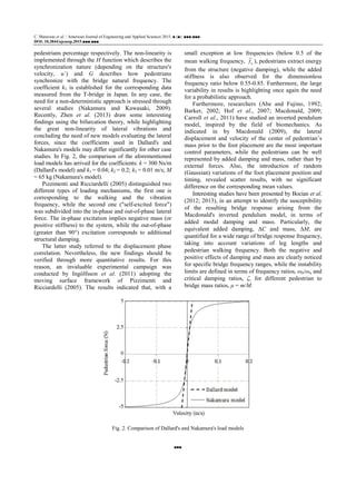 A Review of Human Induced Vibration on Footbridges | PDF