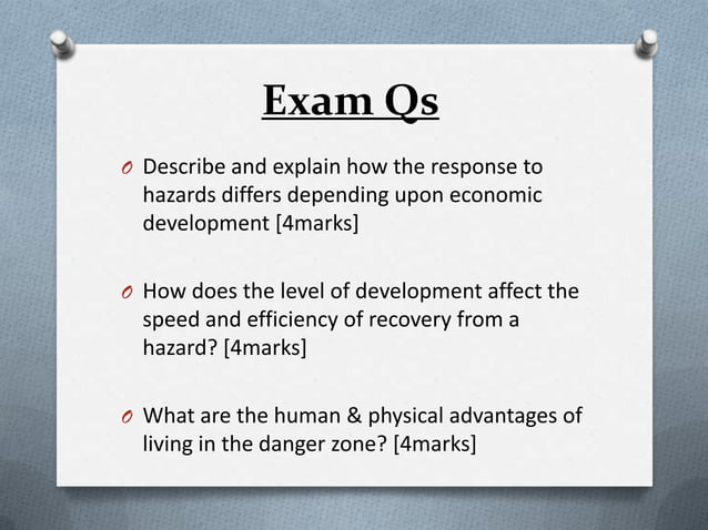 Human affect on hazard impact | PPT