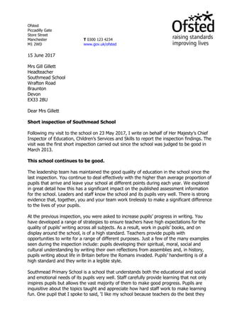 Ofsted report may 2016 | PDF