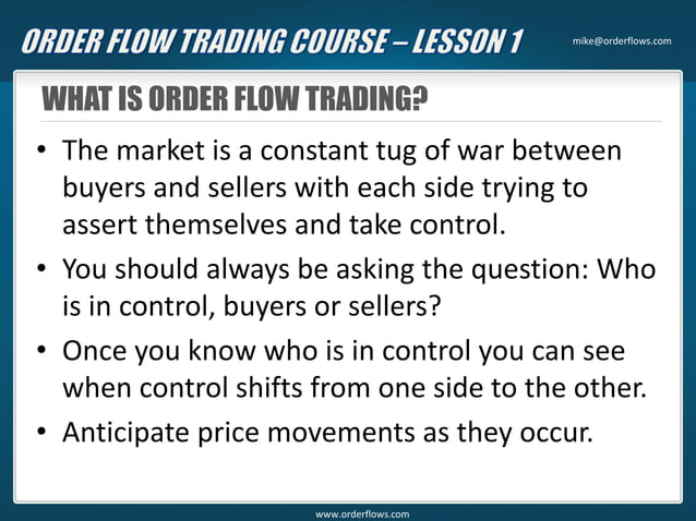 OFTC Lesson 1 - Introduction To Order Flow.pdf | Stocks and Bonds ...