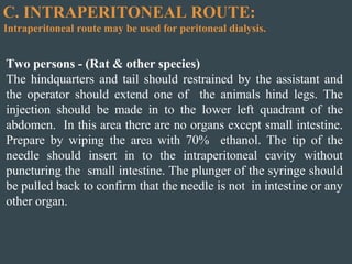 Routes of drug administration Dr.NITIN | PPTX