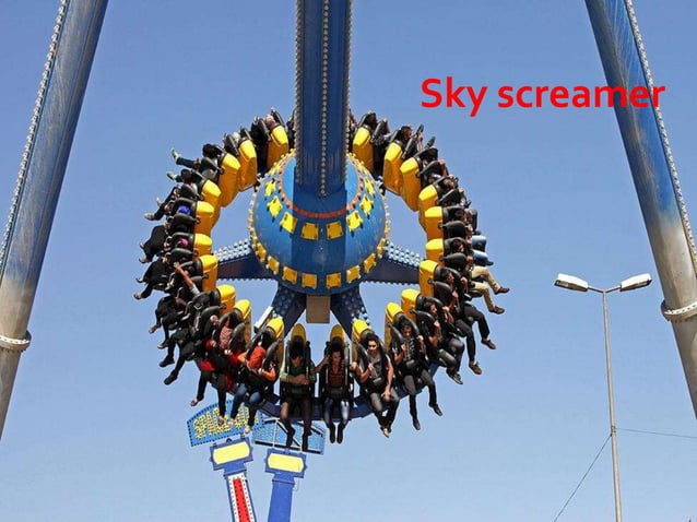 Amusement park- VOCABULARY ABOUT RIDES- ESL | PPTX