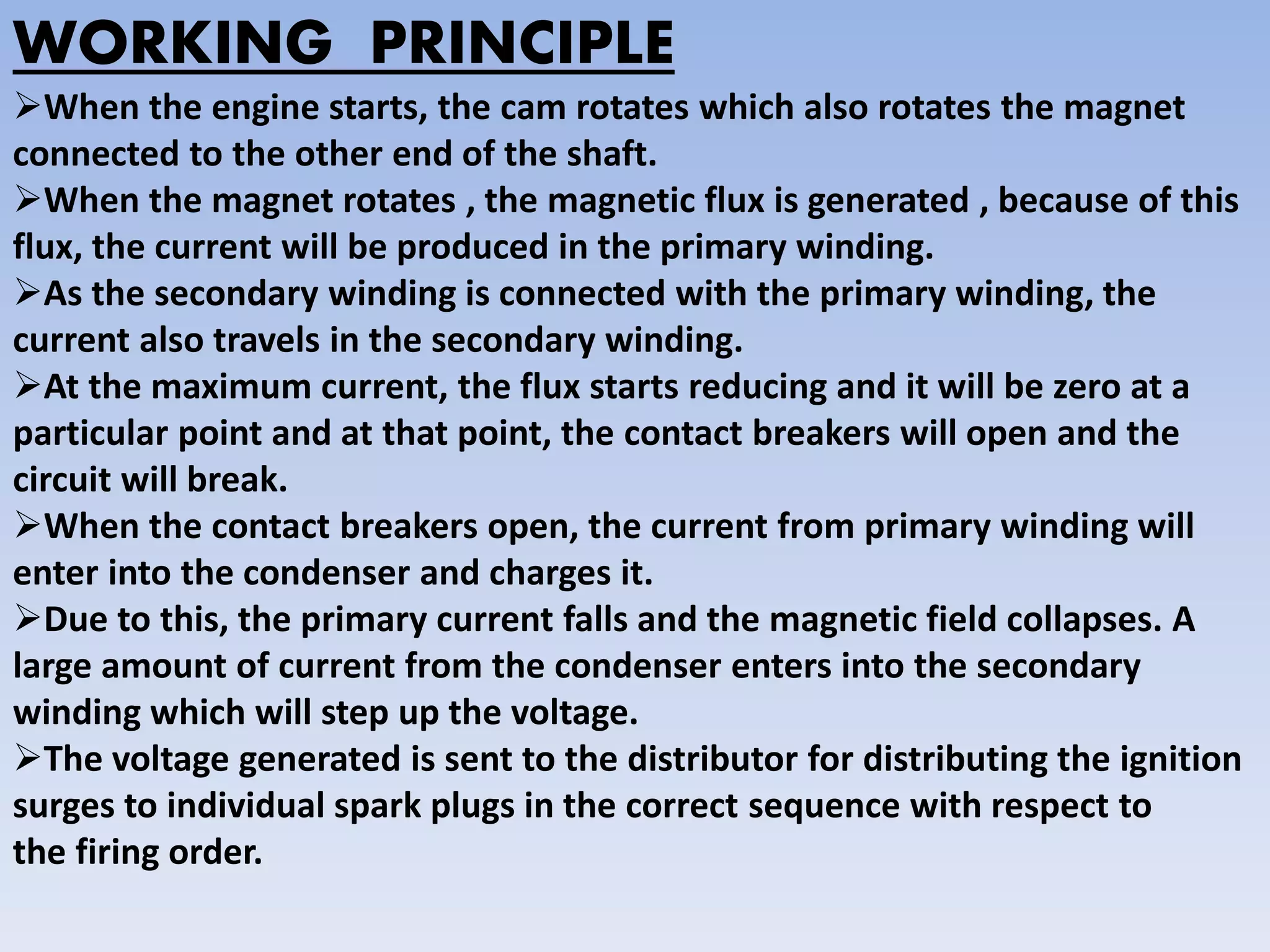 Working of magneto_ignition_system | PPTX