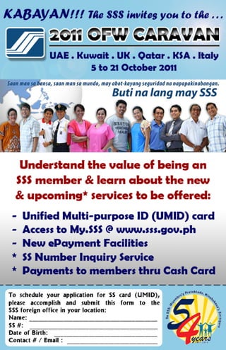 OFW Caravan Flyer | PDF