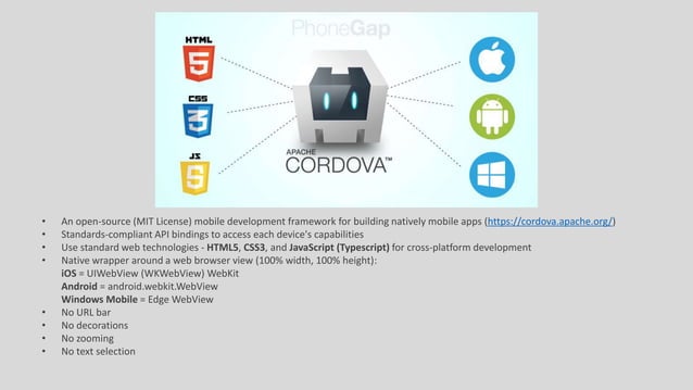 Developing a native mobile apps using Ionic&Cordova | PPTX