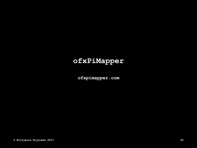 Projection Mapping with the Raspberry Pi | PPT