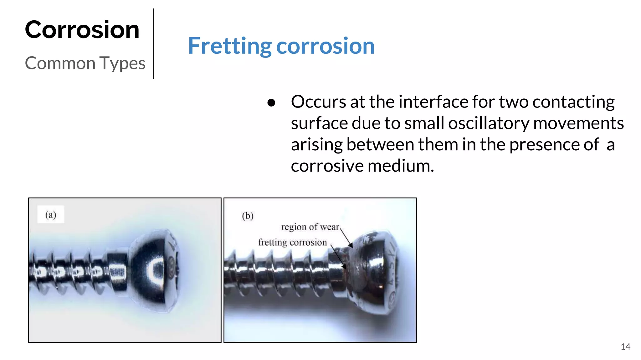 Corrosion of metallic implant | PPTX