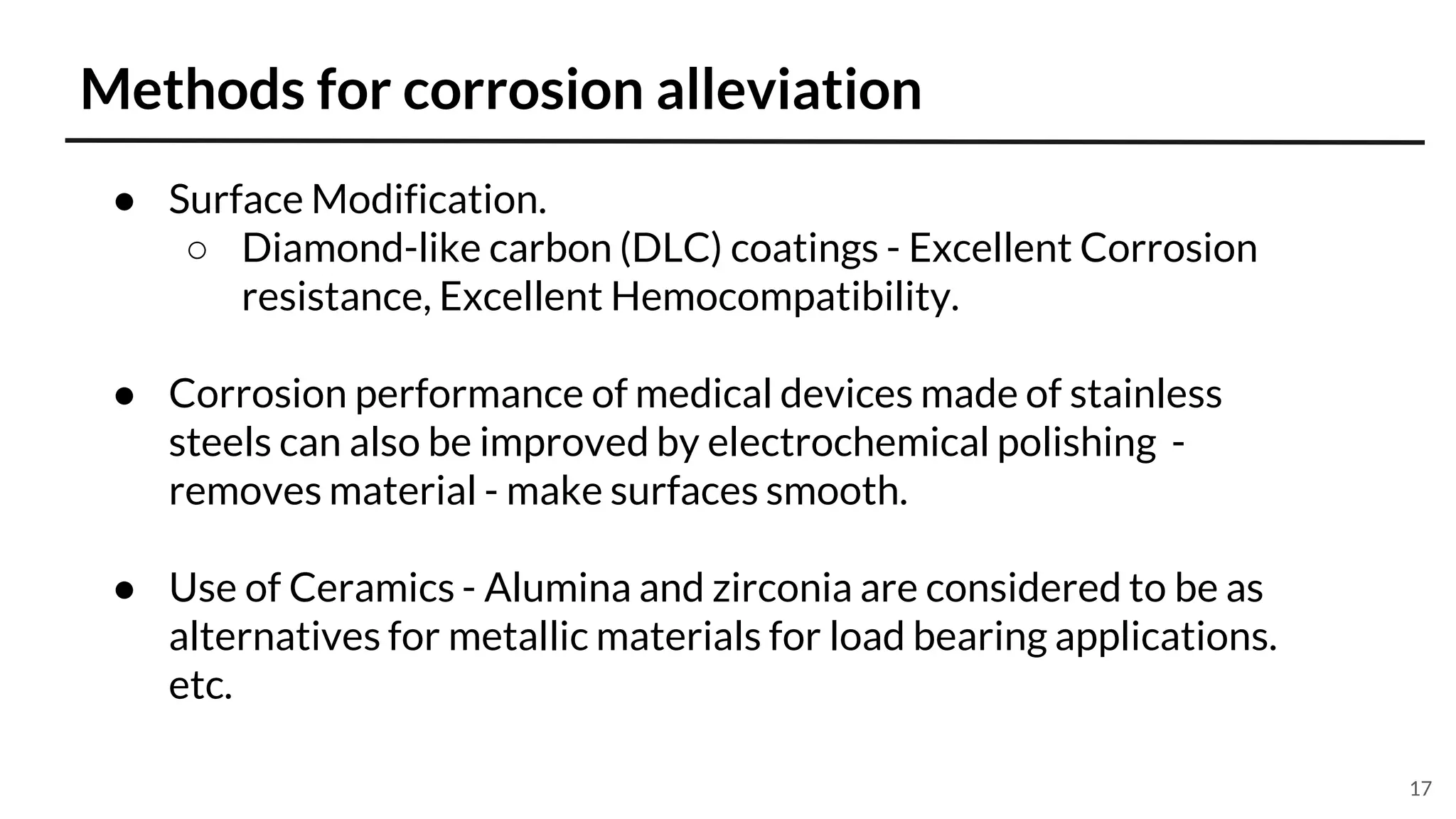 Corrosion of metallic implant | PPTX