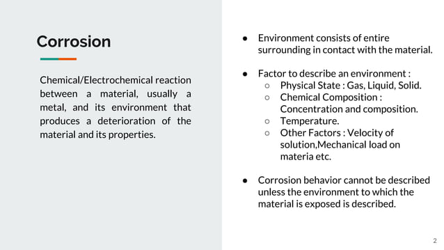 Corrosion of metallic implant | PPTX