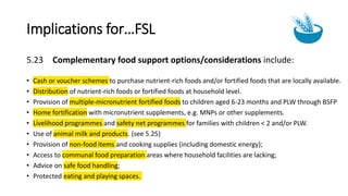 OG-IFE-Update_Food-Security-Livelihoods.pptx | Parenting Babies and ...