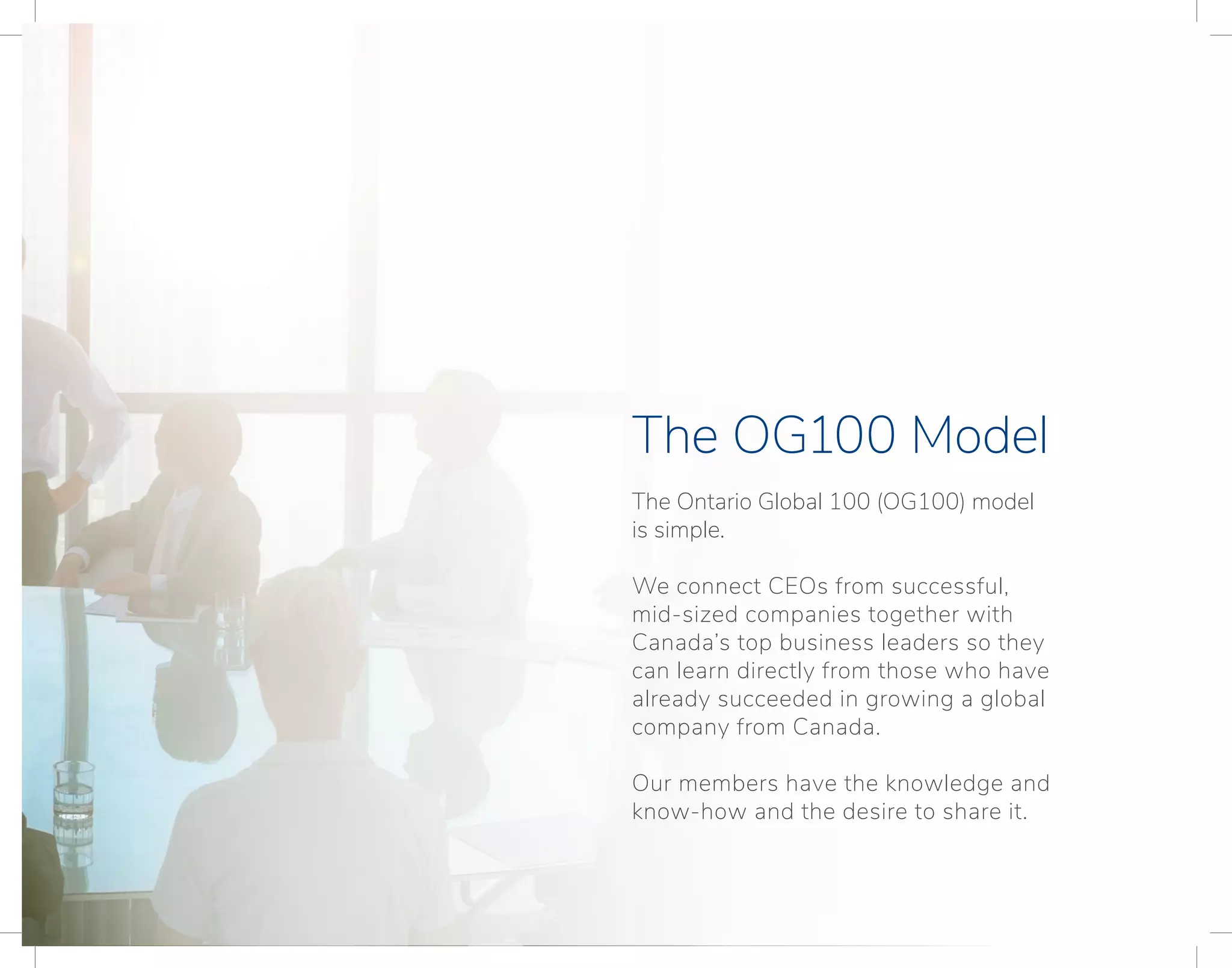 Ontario Global 100 - Organization Overview | PDF