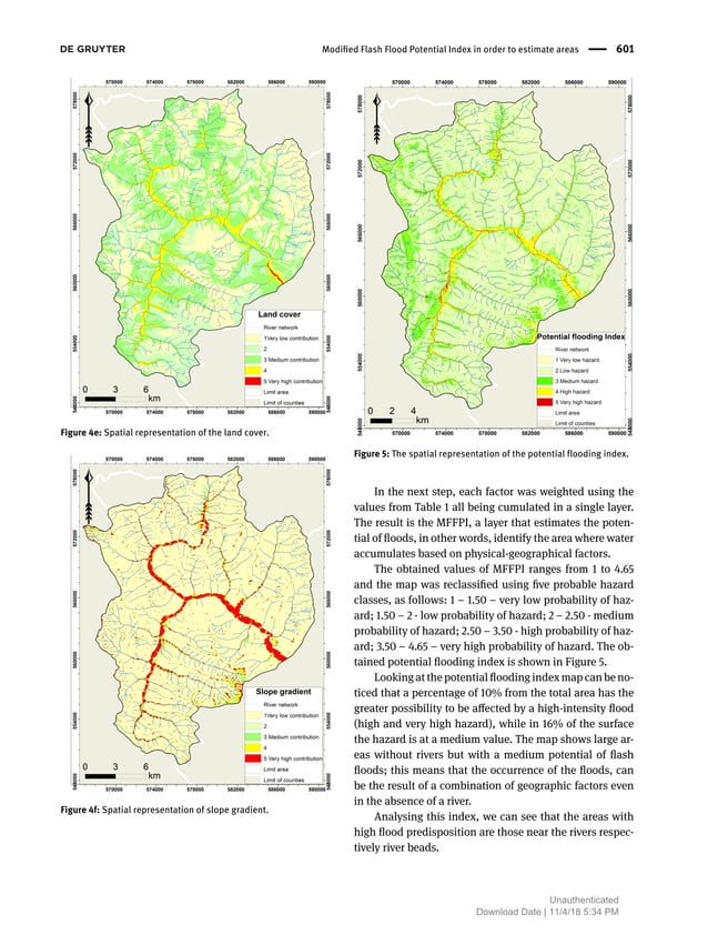 Modified Flash Flood Potential Index | PDF