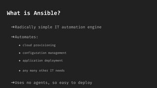 Introduction to ansible | PPT
