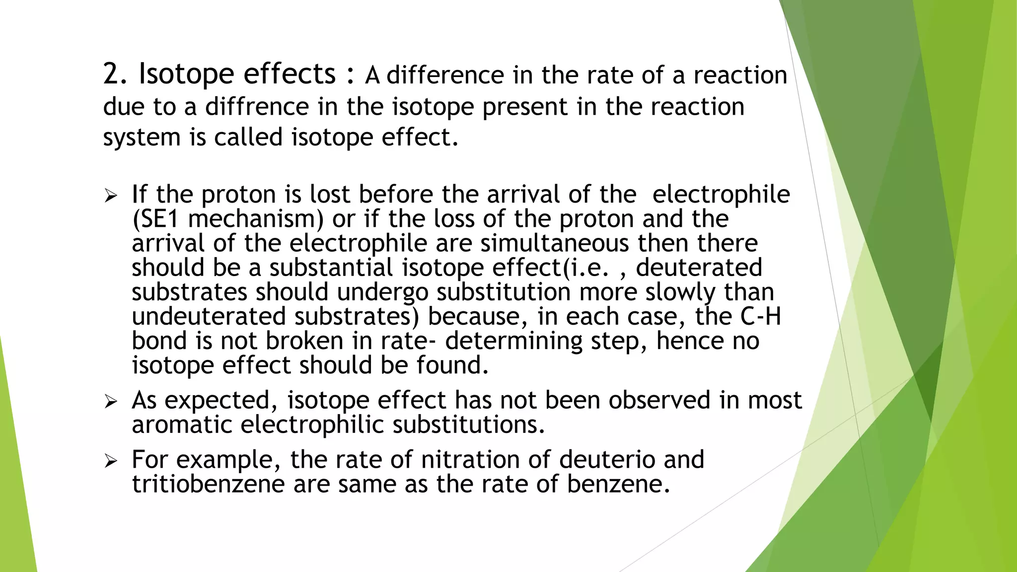Arenium Ion Mechanism in Aromatic Electrophilic Substitution | PPTX