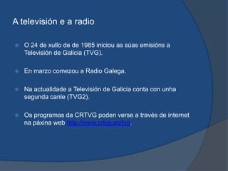 O galego no ambito educativo | PPT