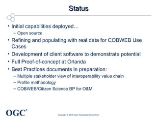 COBWEB: Towards an Optimised Interoperability Framework for Citizen ...