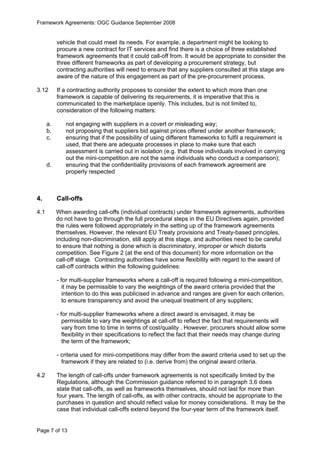 Ogc guidance on_framework_agreements_sept_08 | PDF