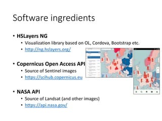 Team 1: Easy-to-Use Satellite Images Discovery in a Map Viewer | PPT