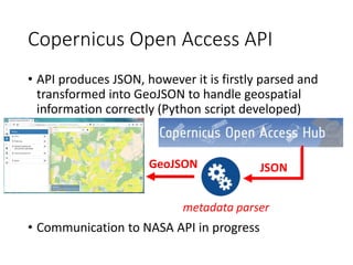 Team 1: Easy-to-Use Satellite Images Discovery in a Map Viewer | PPT