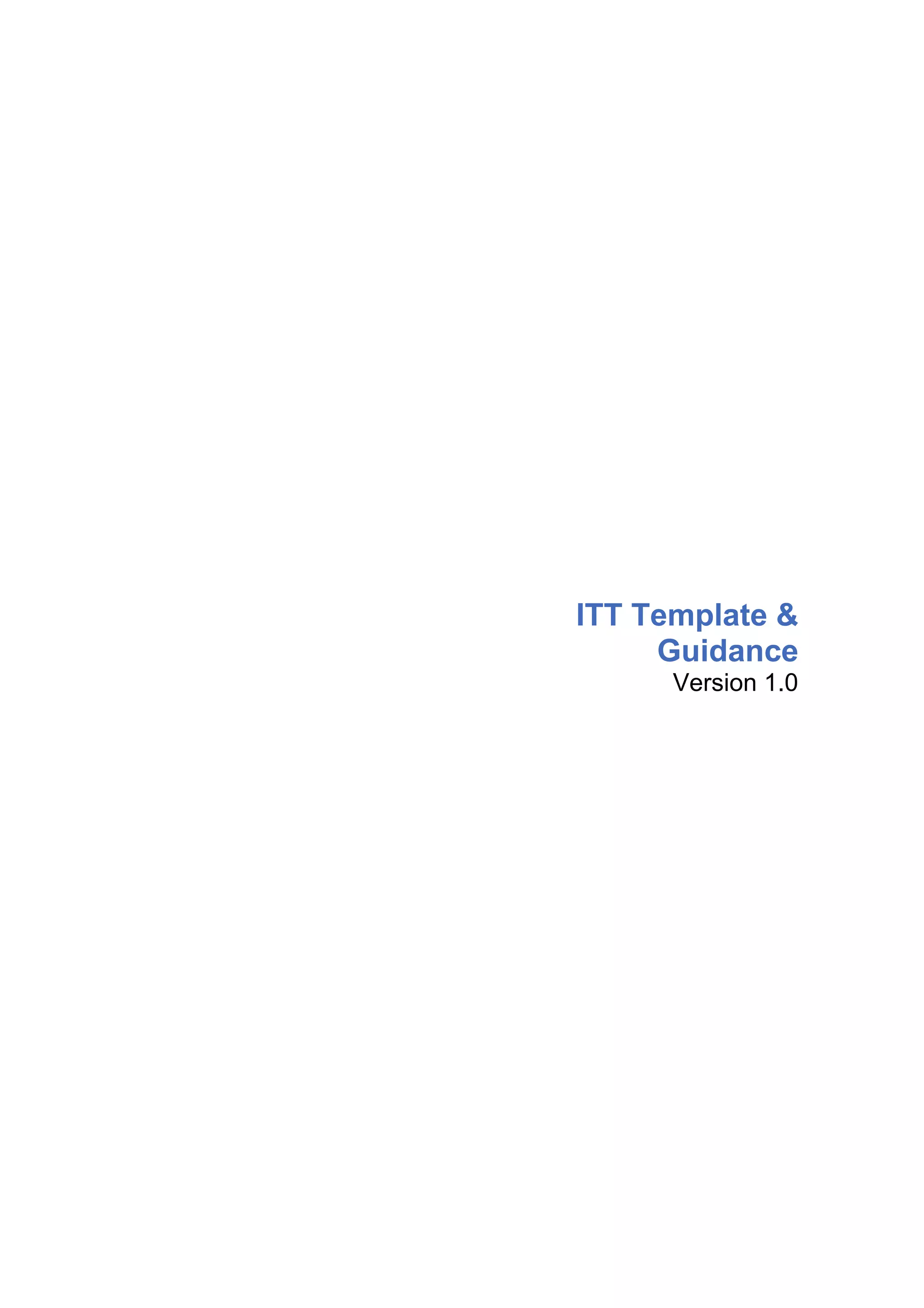 Ogc itt template 1 | PDF | Law