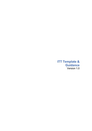 Ogc itt template 1 | PDF
