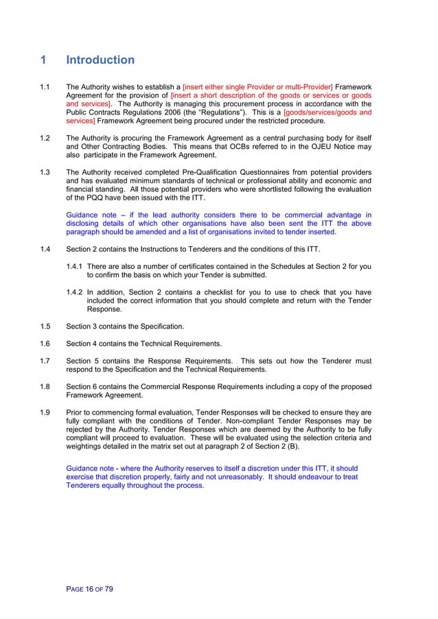 Ogc itt template 1 | PDF