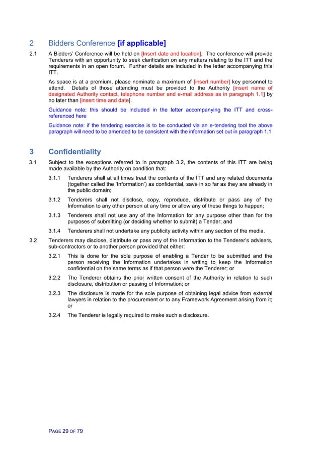 Ogc itt template 1 | PDF | Law